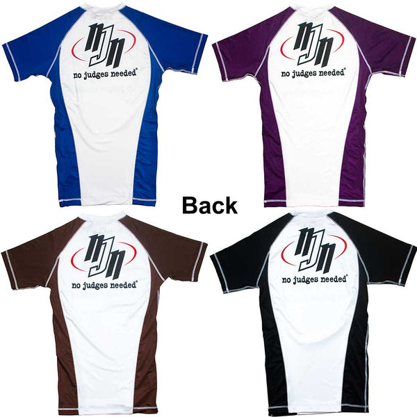 Jiu Jitsu Ranked Rash Guard Short Sleeve | No Judges Needed