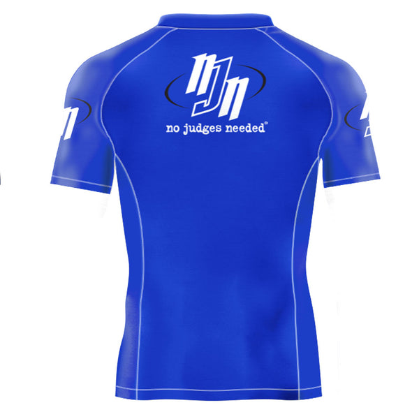 Womens Blue Rash Guard | No Judges Needed